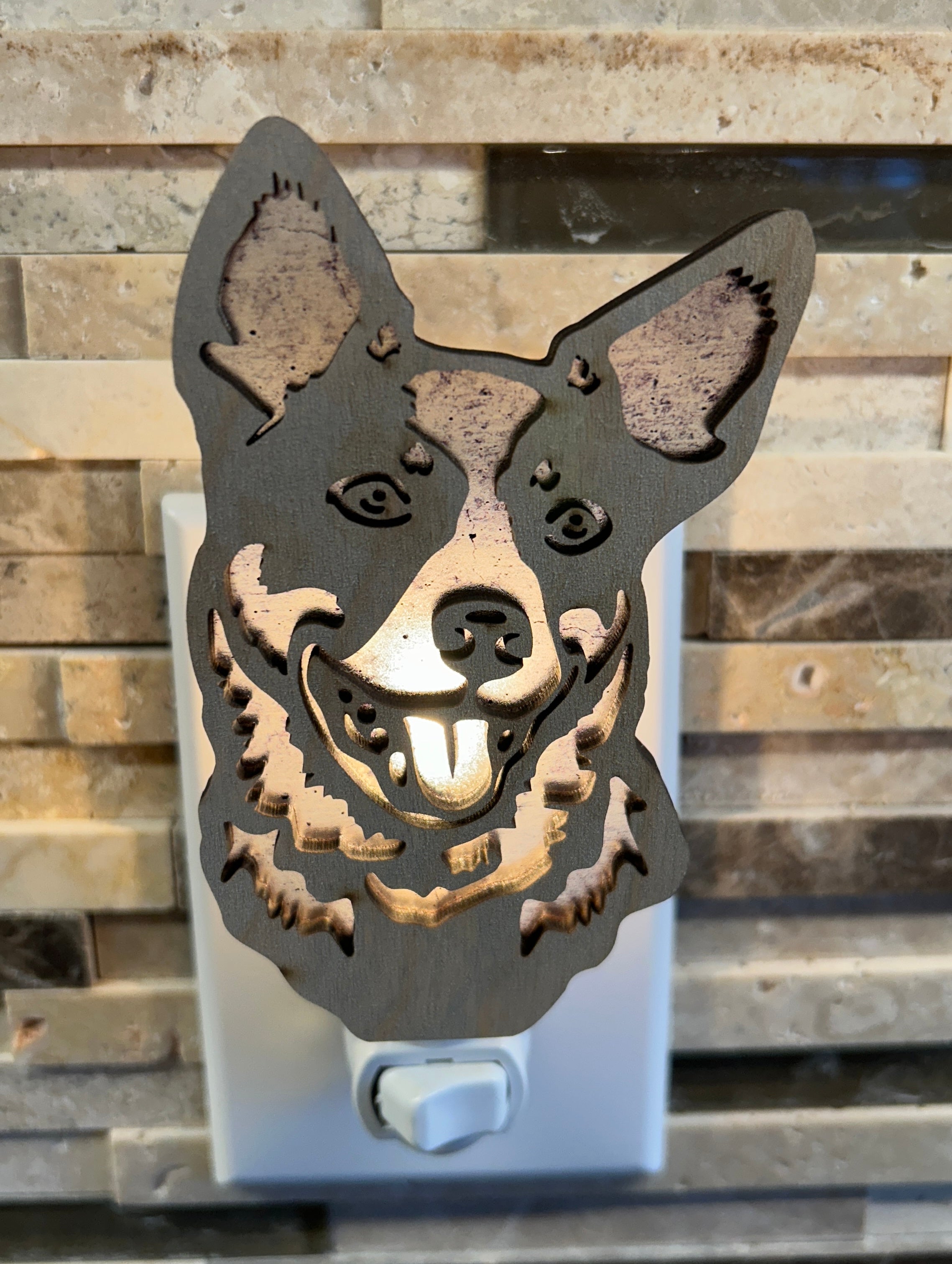 Australian Cattle Dog / Blue Heeler Night Light – The Buckskin Barn